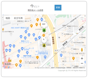 待ち合わせwebアプリ「今どこ？」（試作） | ITS (Webシステム PHP CGI WordPress ホームページ 大阪のSOHO)